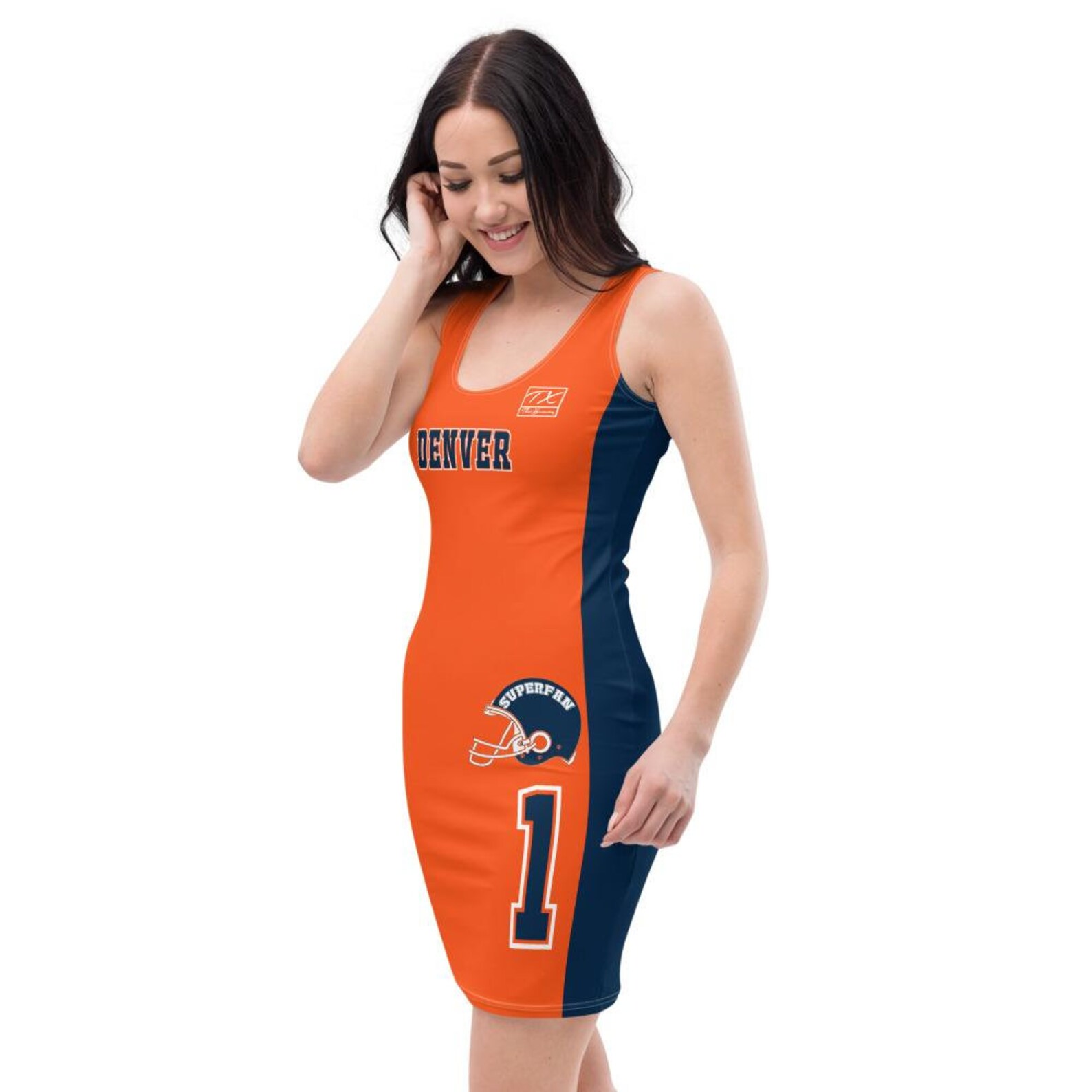 Thatxpression Home Team Denver Jersey Themed Dress - Etsy