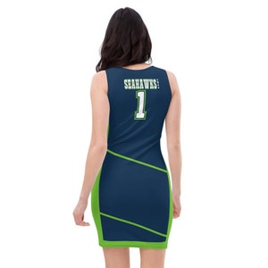 Thatxpression Fashion Seahawks Swag Themed Racerback Dress - Etsy