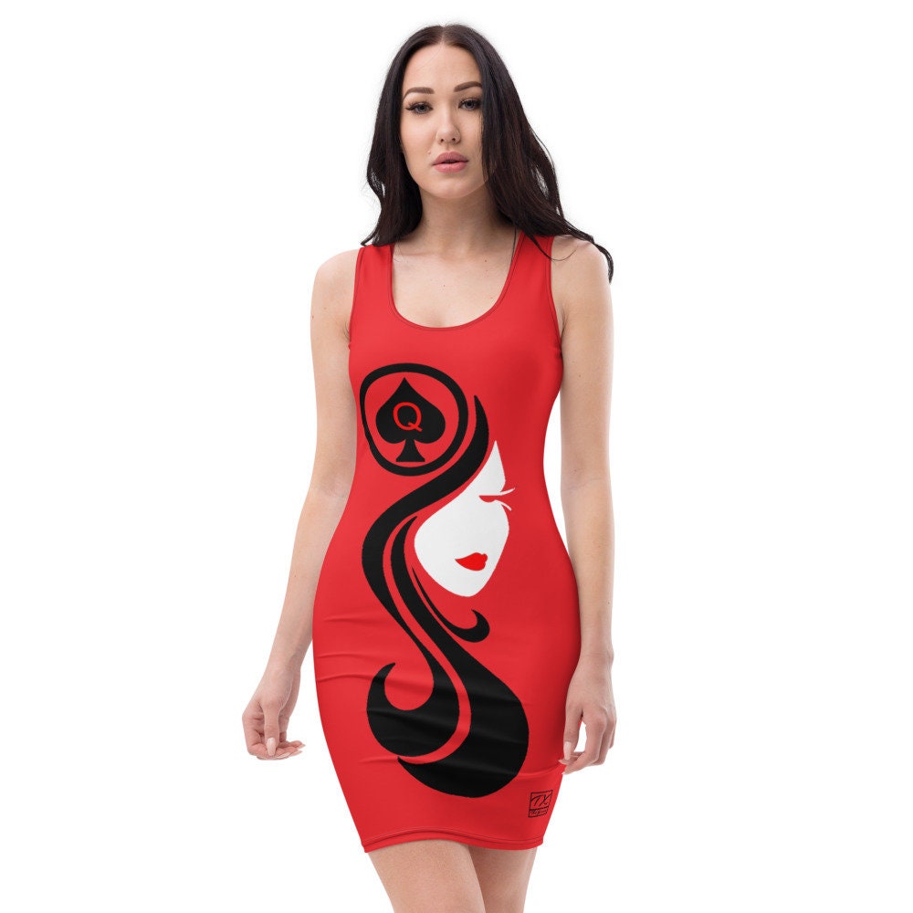 Queen Of Spades Qos Adult Hot Wife Lifestyle Fitted Racerback Etsy