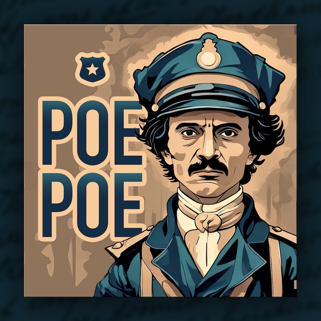 Edgar Allan Poe “poe Poe” 3” Custom Vinyl Sticker - Etsy