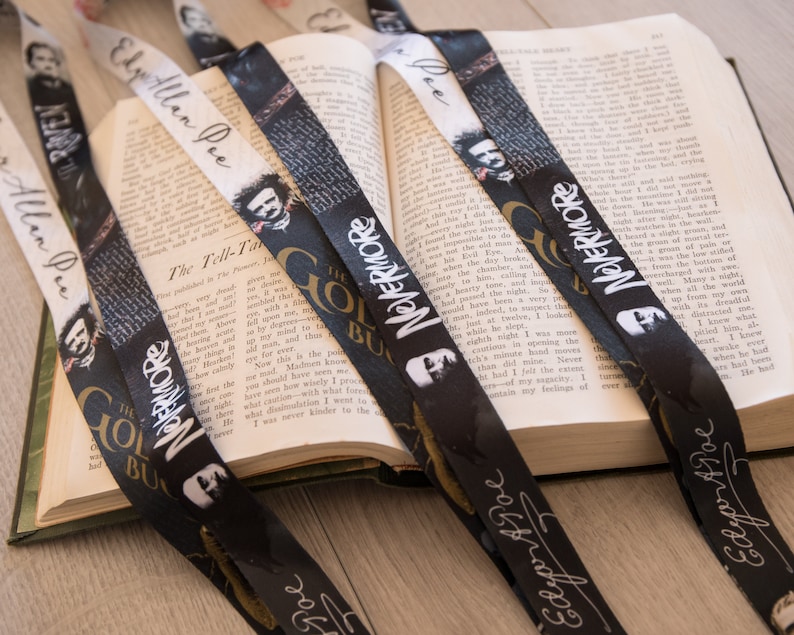 Writer Edgar Allan Poe Lanyard Raven ID Nevermore Badge - Etsy