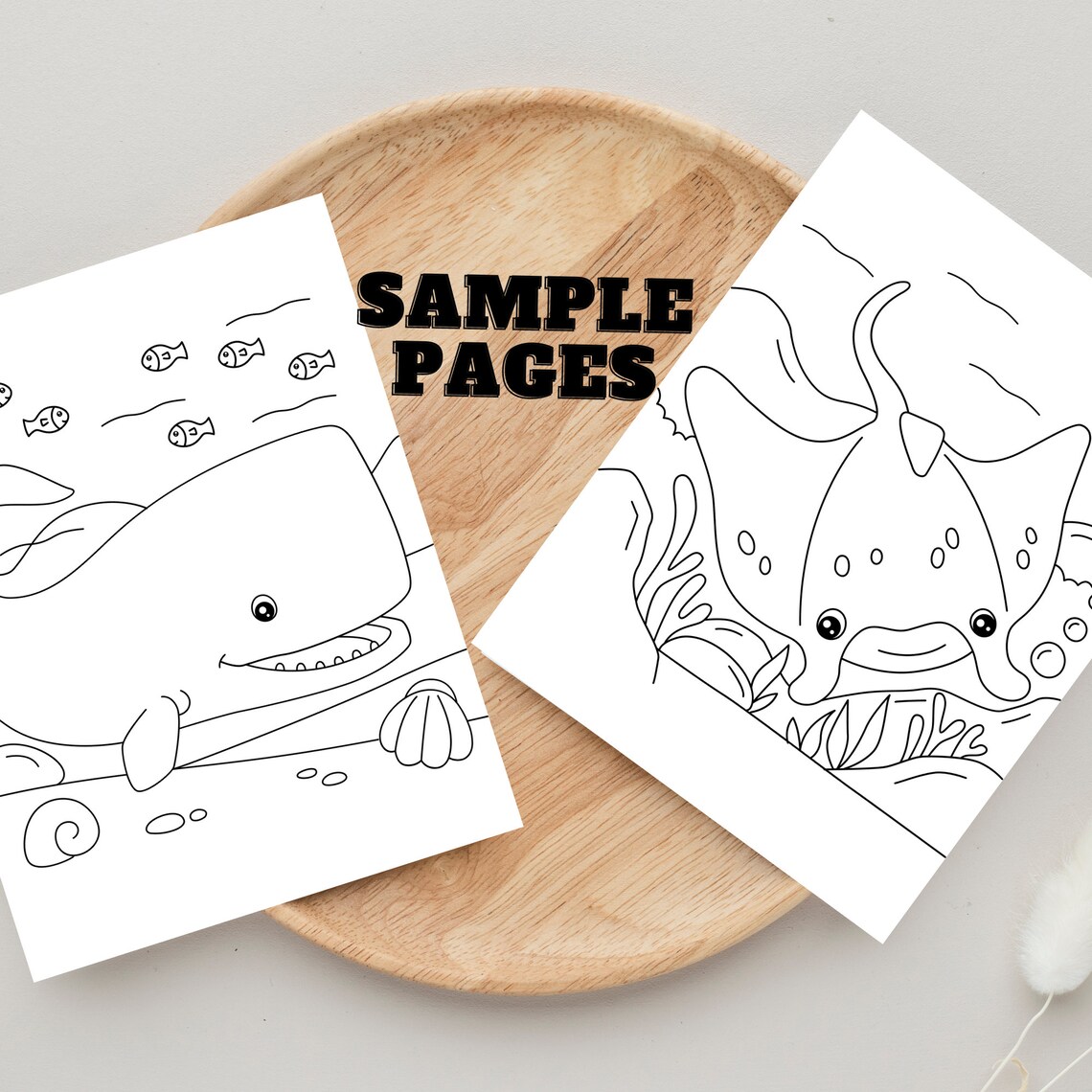 Under the Sea Coloring Book - Etsy