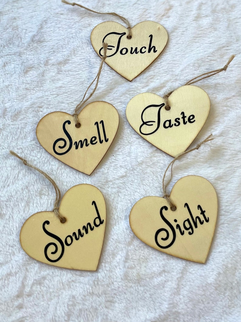 5 Senses Gift Set KIT - Anniversary Birthday 5 Senses Themed Gift Bag ...
