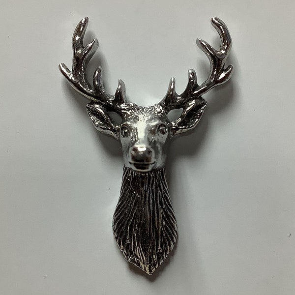 Stag Pin Badges - Etsy