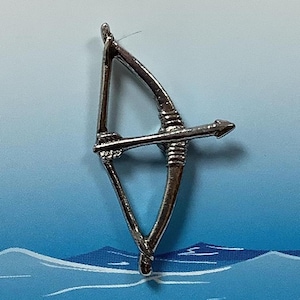 Medieval Heraldic Archers Bow & Arrow Silver Pewter Pin Badge (W) - Etsy
