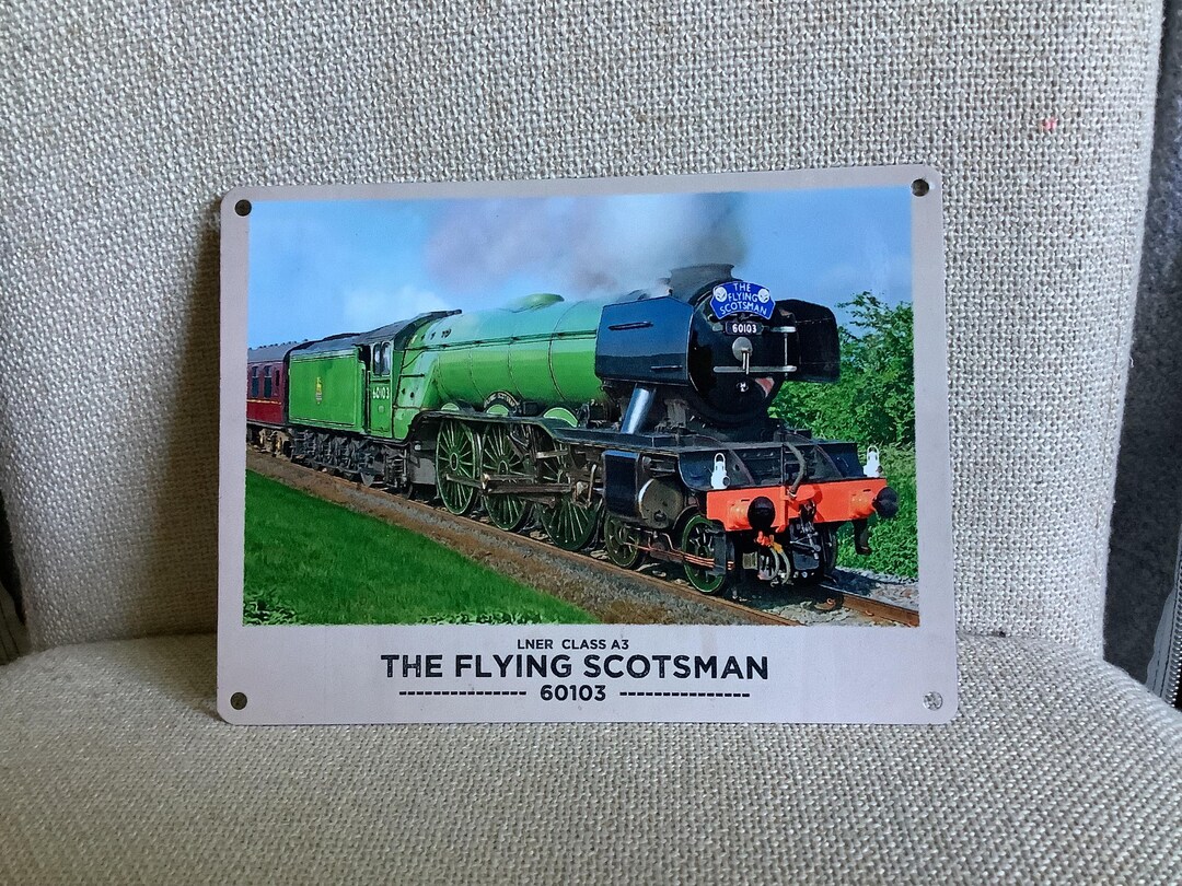 The Flying Scotsman - Vintage Style Metal Wall Hanging Sign - Etsy