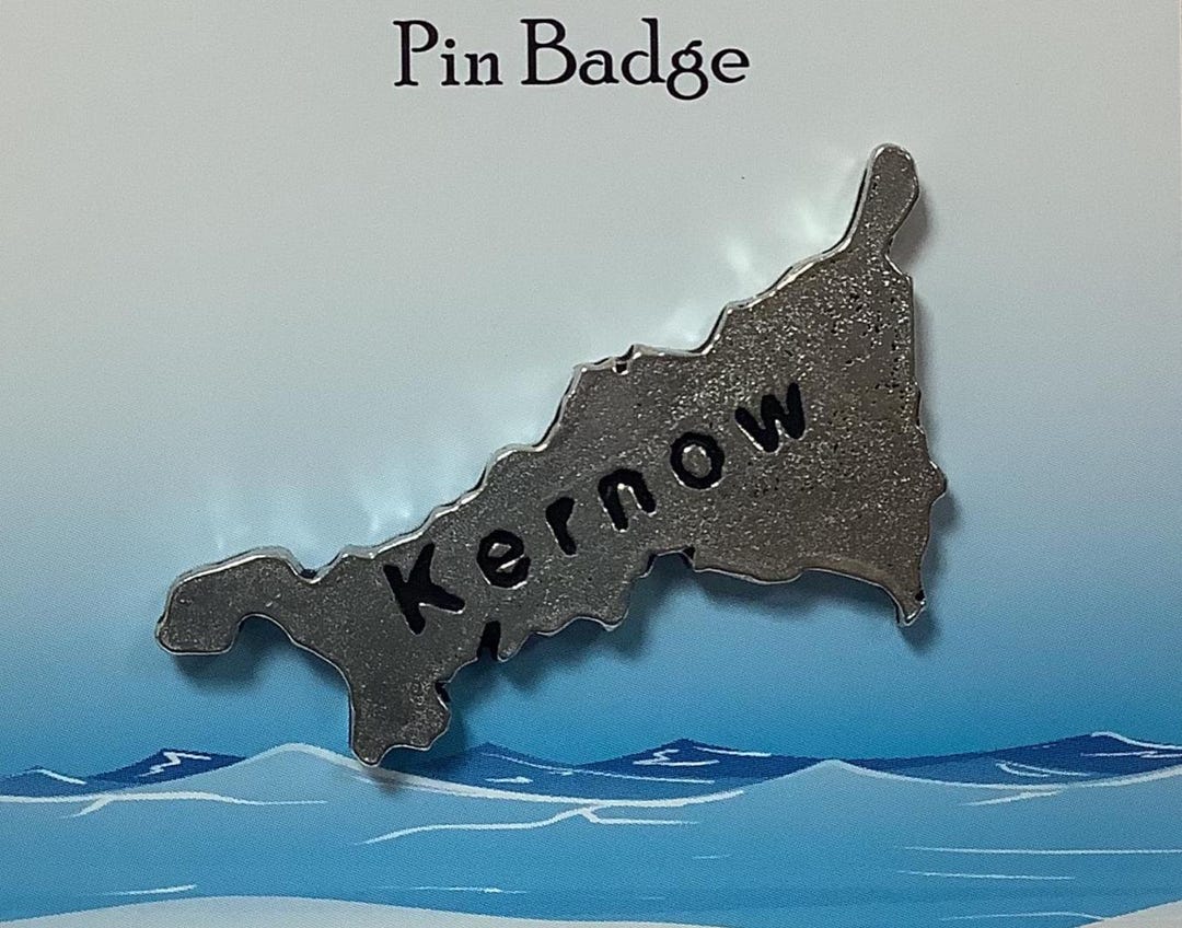 Cornwall / Kernow County Silver Pewter Pin Badge (B) - Etsy