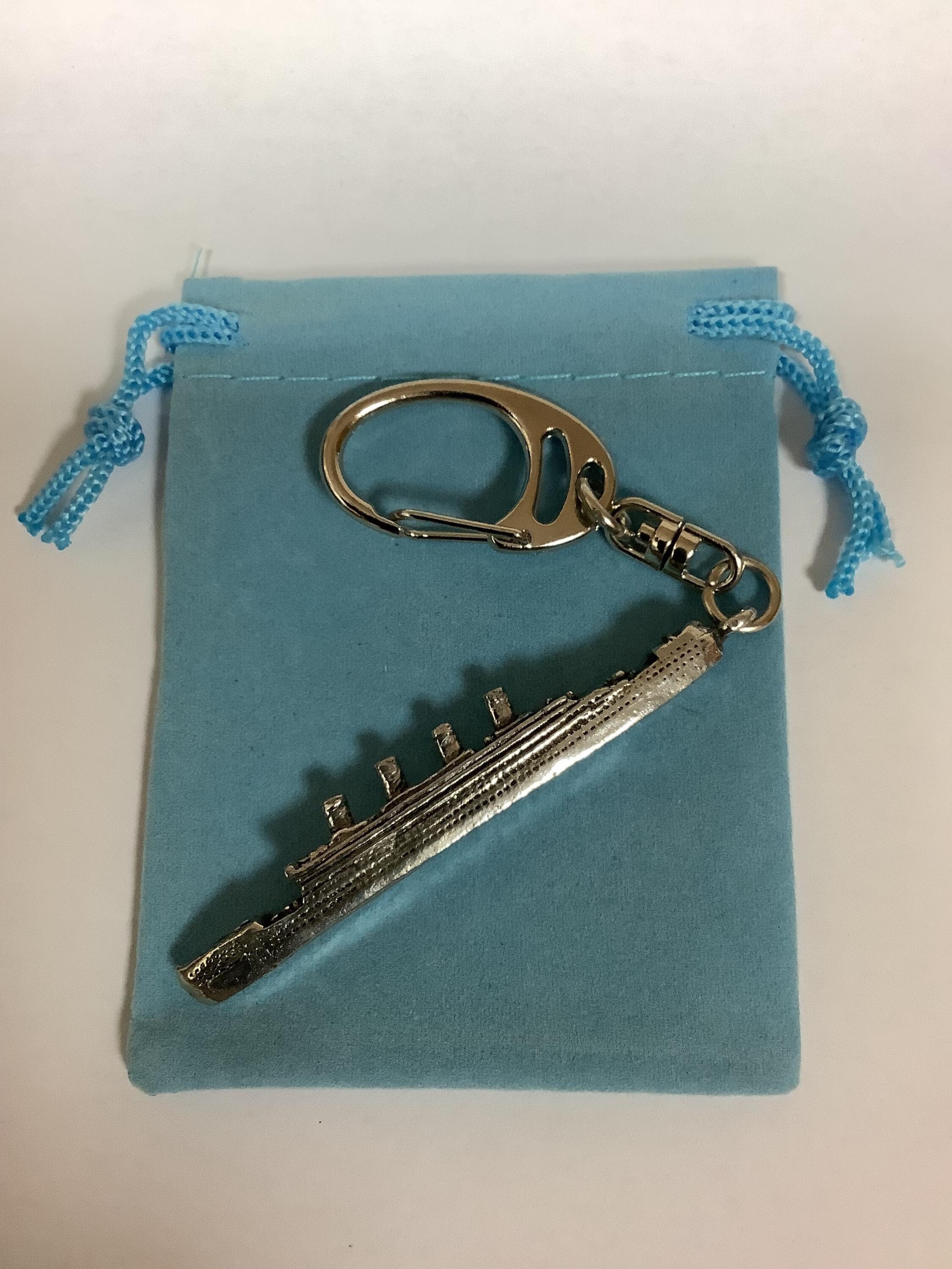 Titanic Model Kit Titanic Museum Metal Keyring - Dave Thompson Art ...