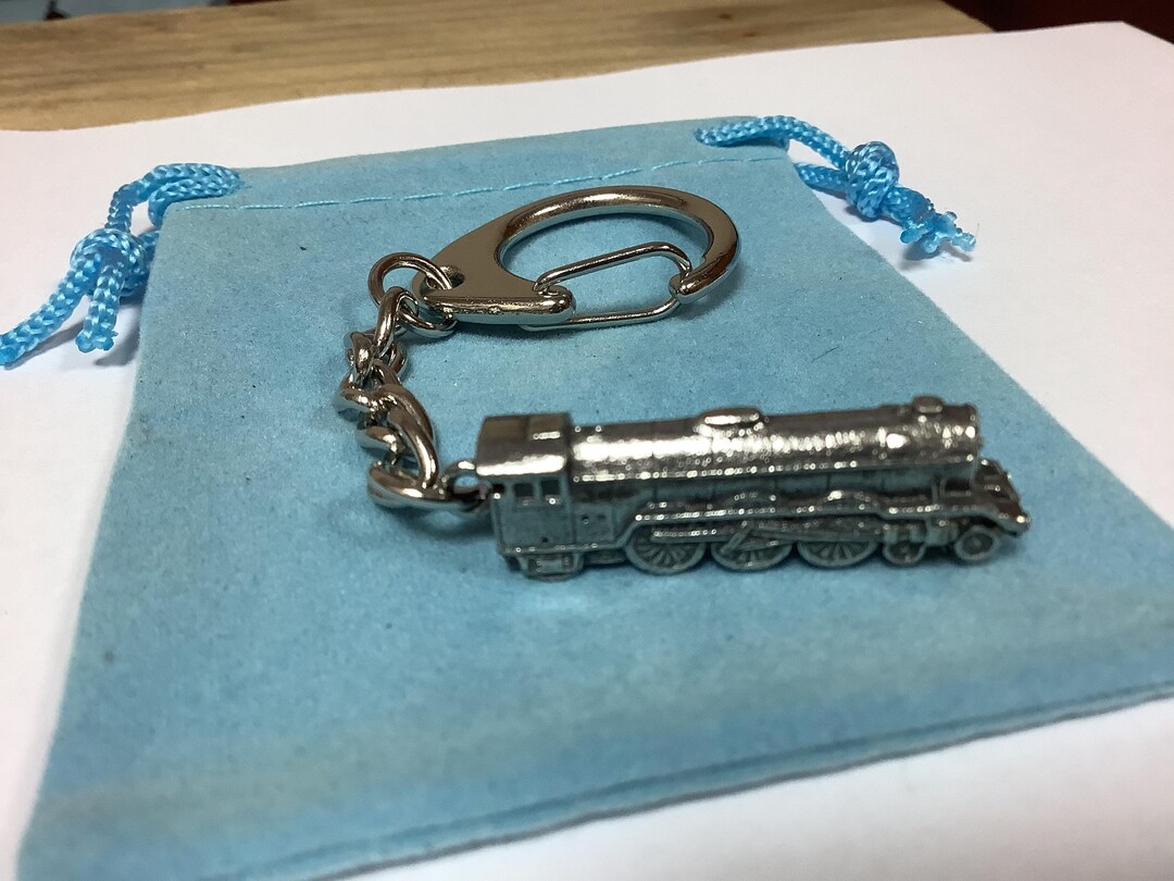 The Flying Scotsman Train Silver Pewter Keyring (W) - Etsy