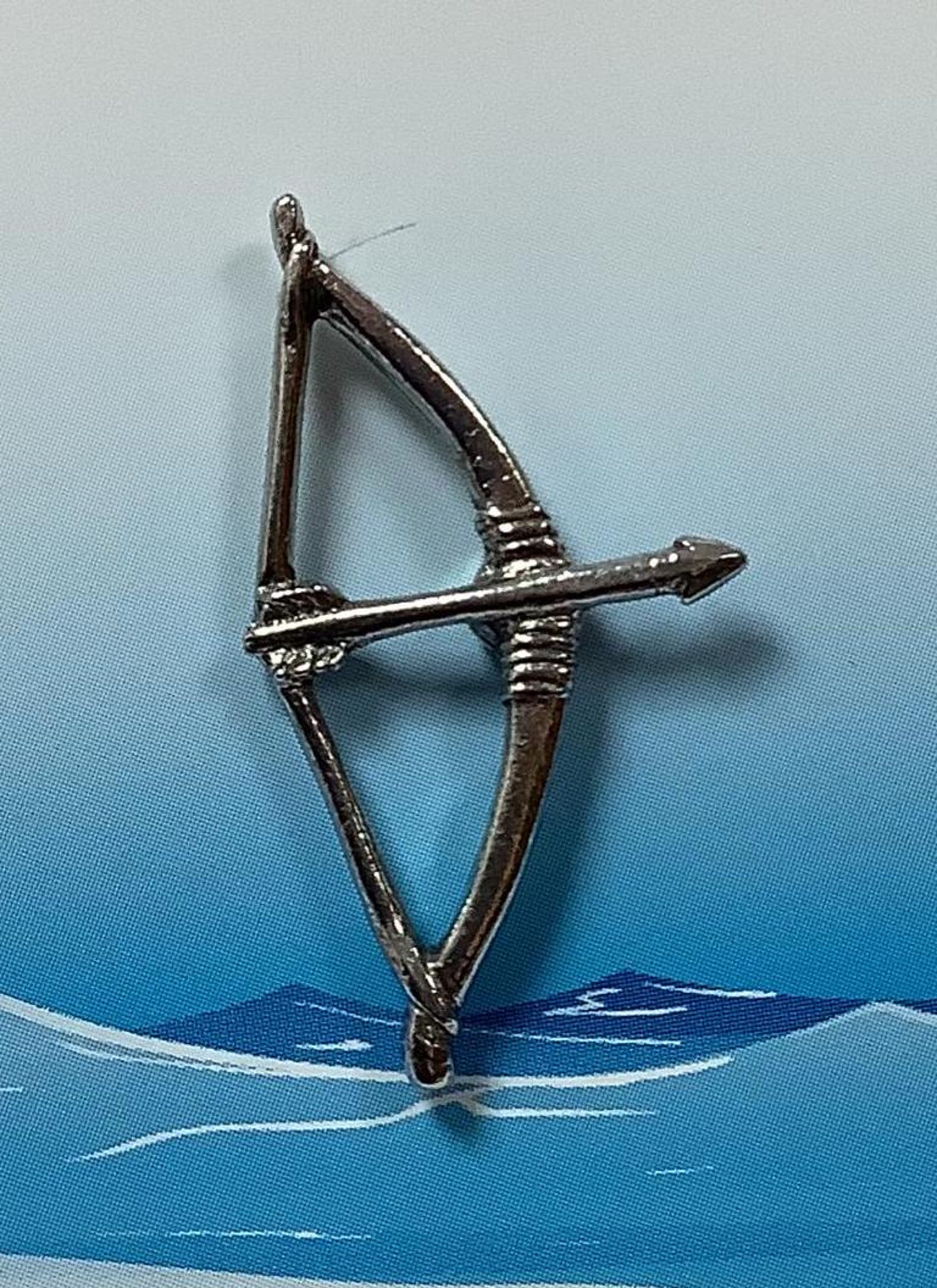 Medieval Heraldic Archers Bow & Arrow Silver Pewter Pin Badge (W) - Etsy