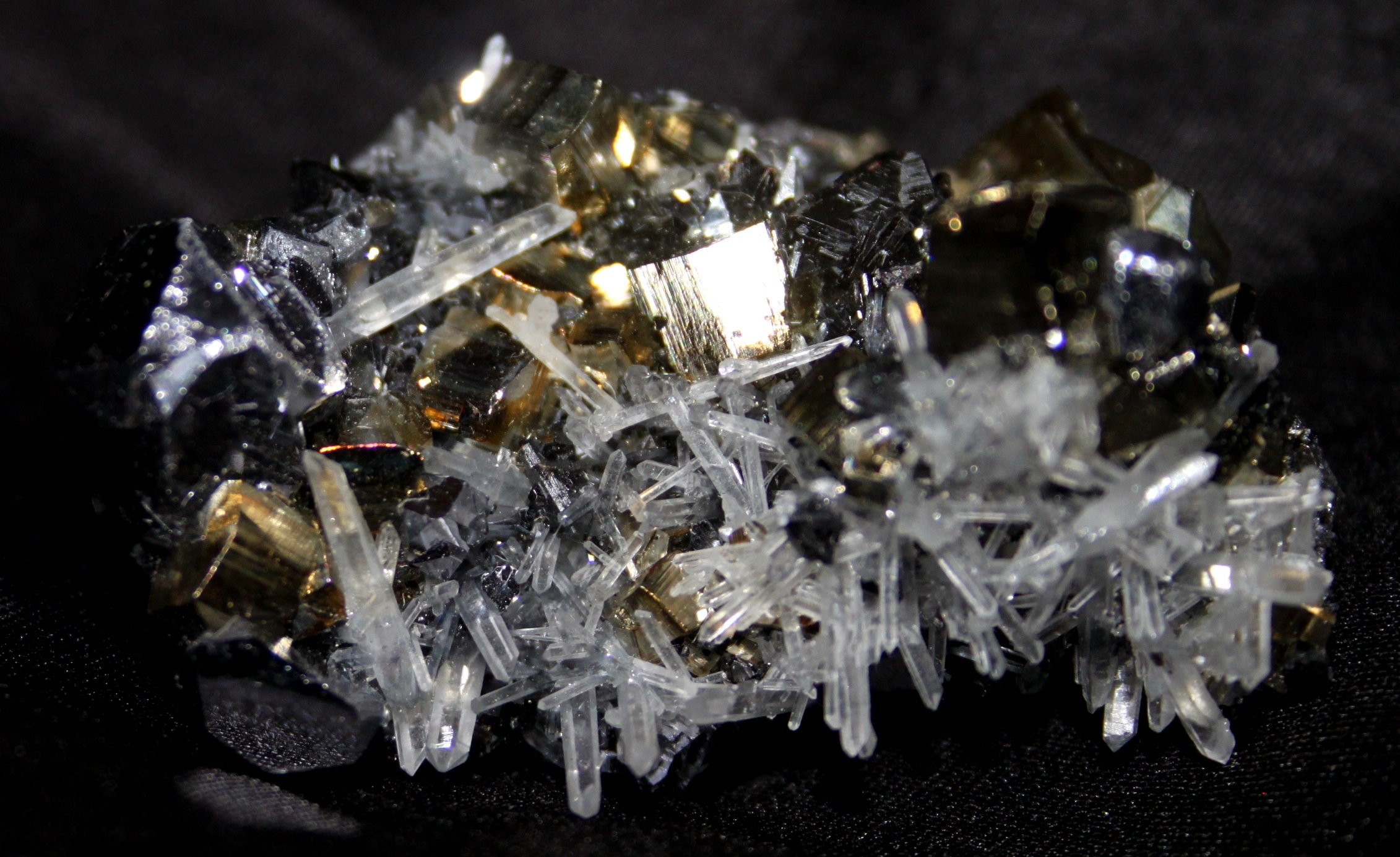 Crystal Druse With Pyrite | Etsy