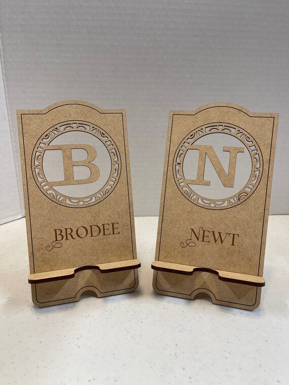 Personalized Monogram Cell Phone Stand | Etsy