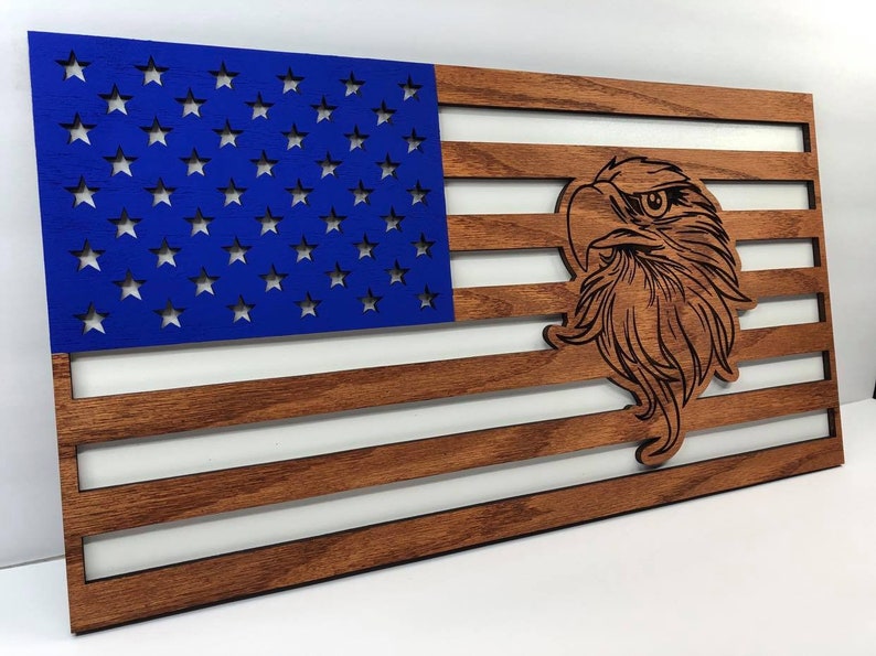 Eagle Flag Sign - Etsy