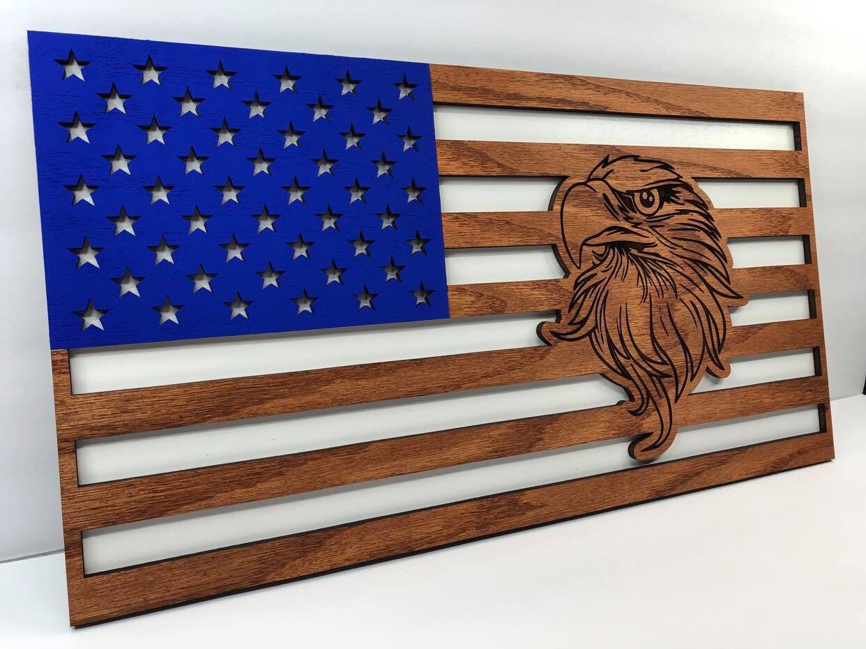 Eagle Flag Sign - Etsy