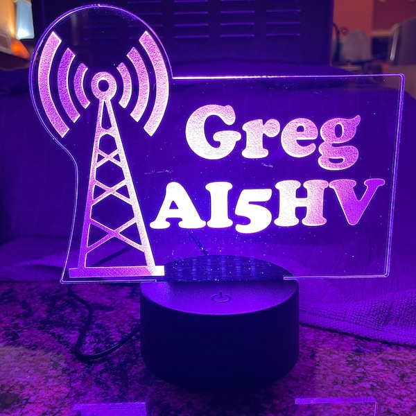 Led Ham Radio Sign - Etsy