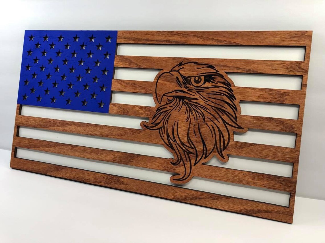 Eagle Flag Sign - Etsy