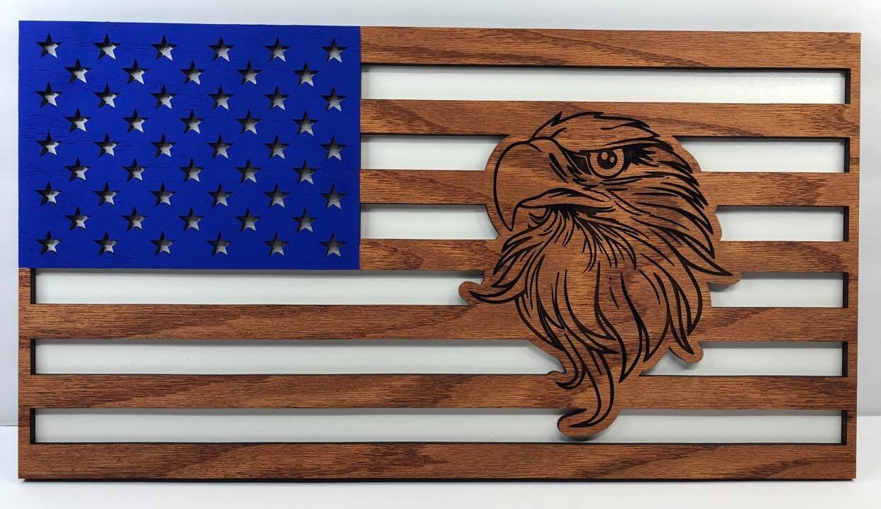 Eagle Flag Sign - Etsy