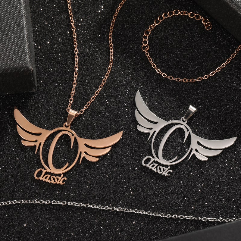 Wings Chain With Picture - Etsy