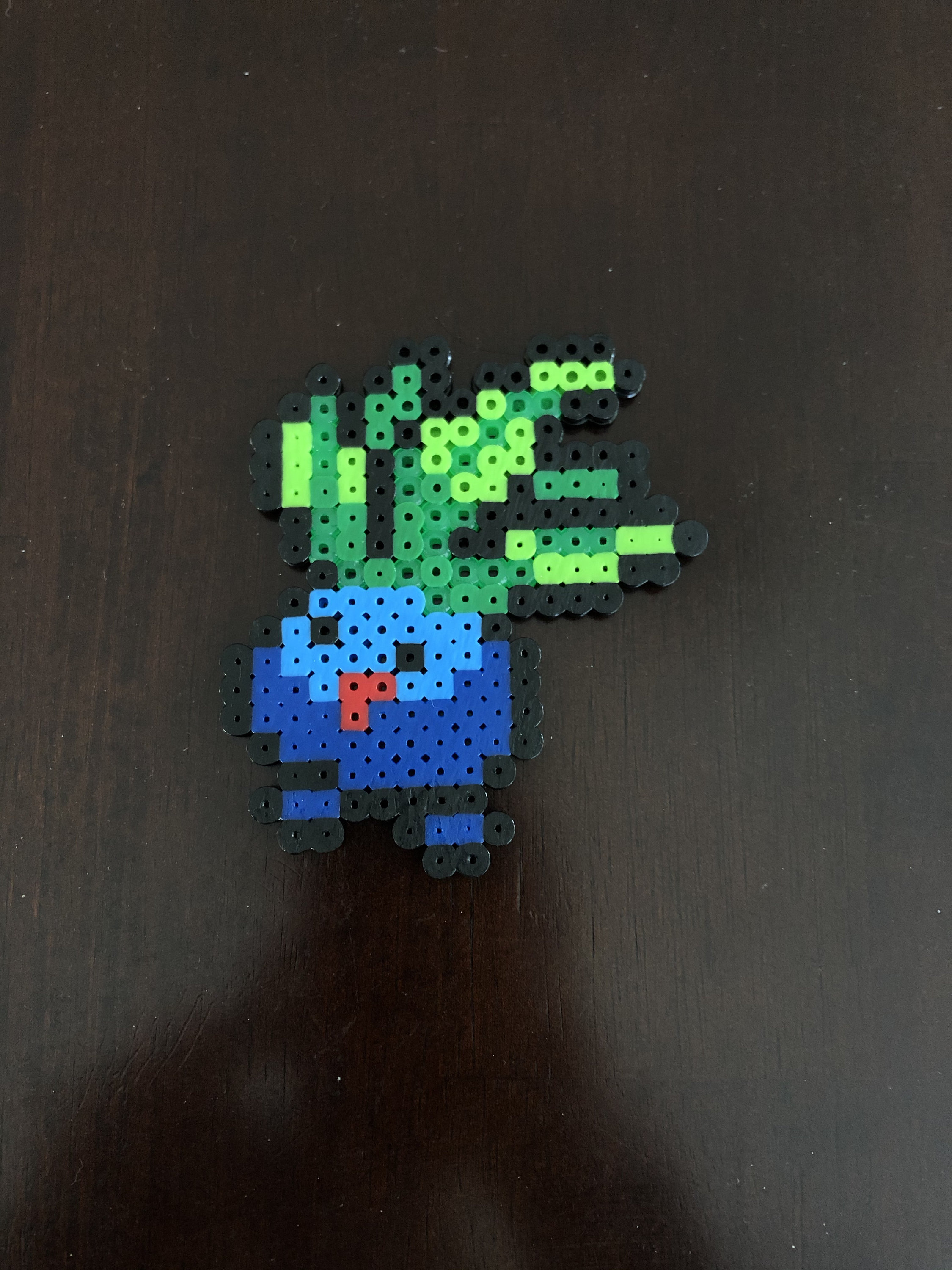 Oddish Pokemon Perler Bead Sprite - Etsy