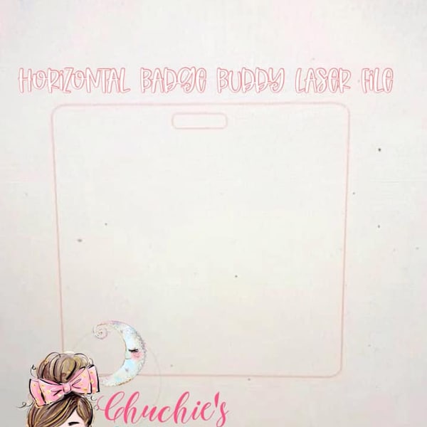 Badge Buddy Template - Etsy