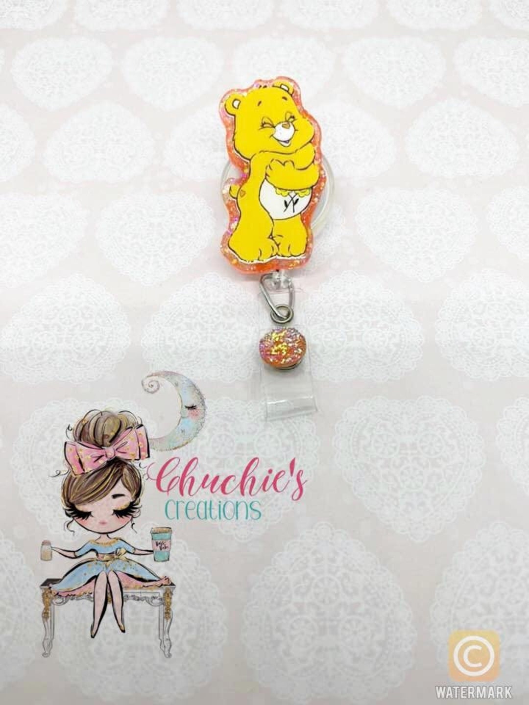 Alligator Clip Badge Reel--cute Badge Reels--princess Badge Reels ...