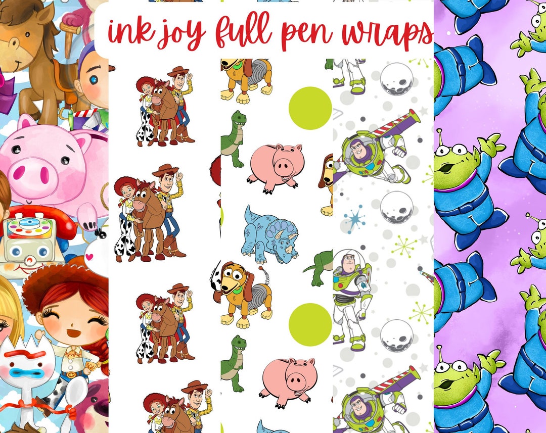 Pen Wraps, Ink Joy Pen Wraps, Vinyl Pen Wraps, Full Pen Wraps, Cute Pen ...