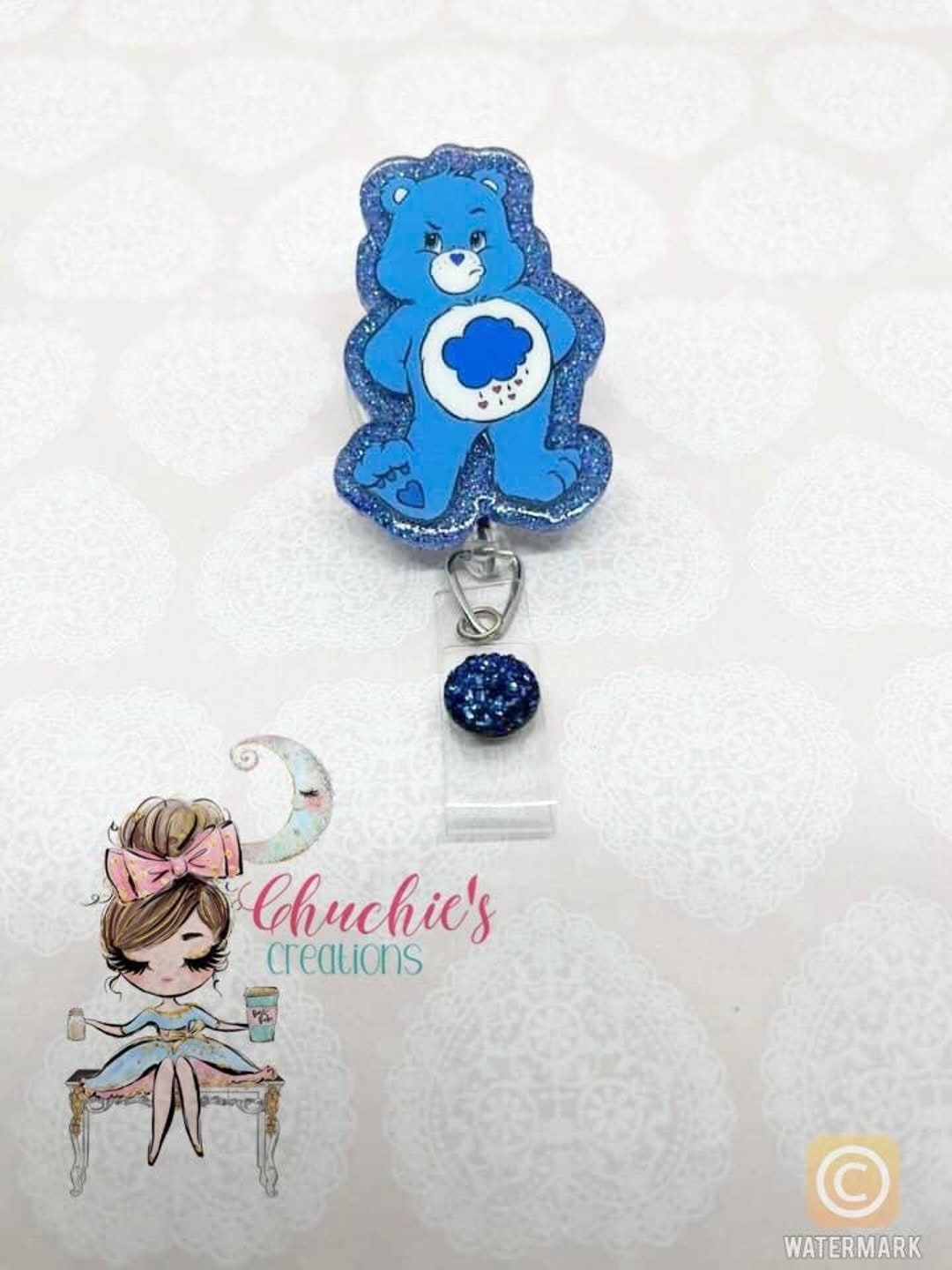 Carebear Badges--alligator Clip Badge Reels--alligator Clips--badge ...