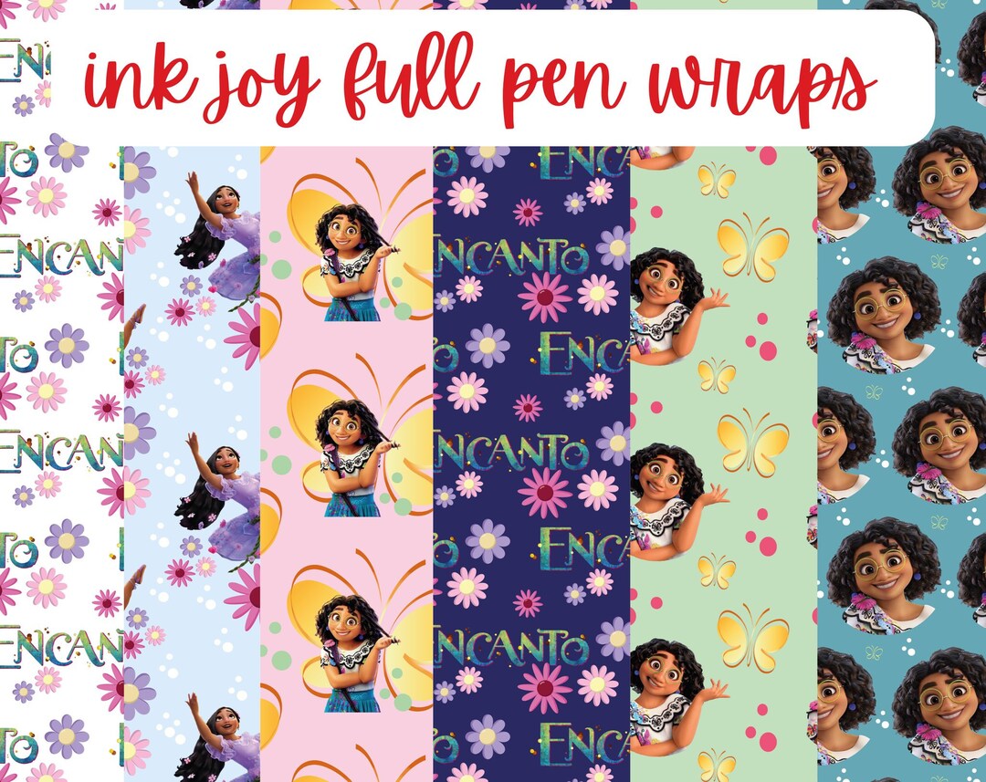 Pen Wraps, Ink Joy Pen Wraps, Vinyl Pen Wraps, Full Pen Wraps, Cute Pen ...