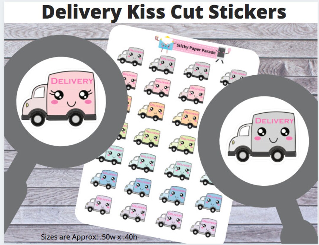 Delivery Planner Stickers // Planner Stickers // Package Planner ...