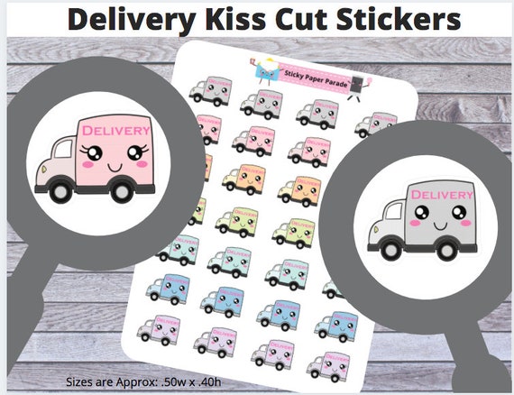 Delivery Planner Stickers // Planner Stickers // Package | Etsy