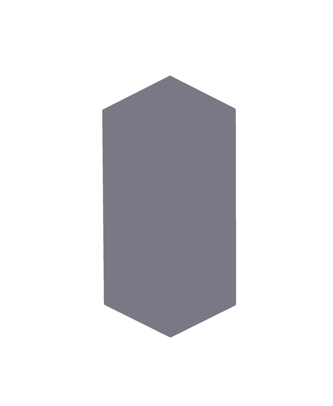 Long Hexagon Shape Cookie Cutter - Etsy