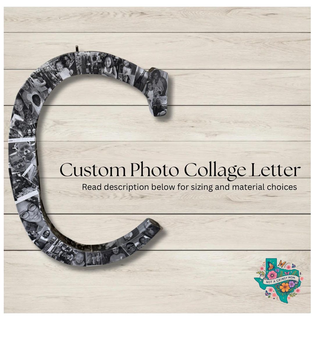 Personalized Photo Letter Collage - Custom Letter, Number, Name or Word ...