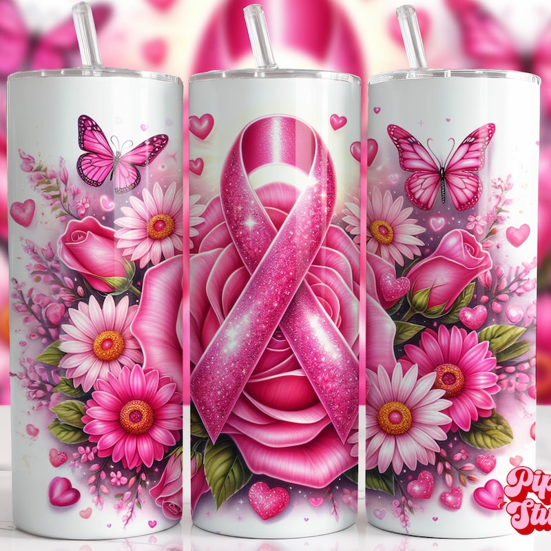 Pink Ribbon Roses - Etsy