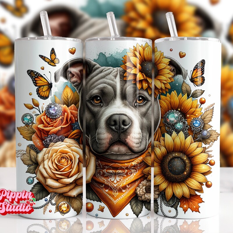 Pitbull Art - Etsy