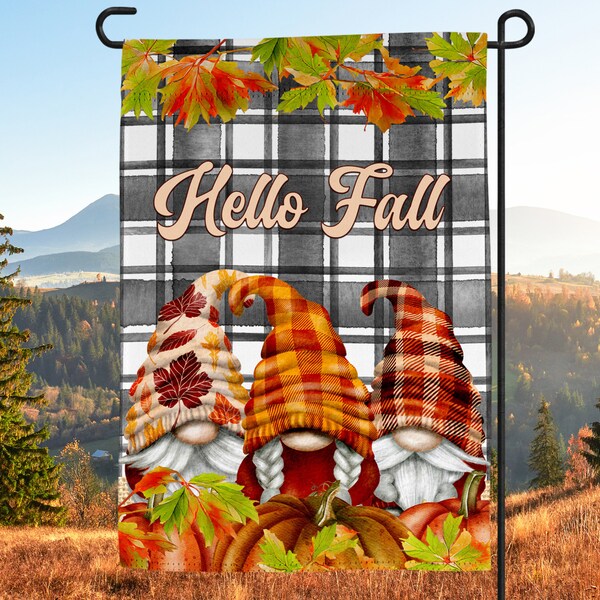 Fall Garden Flag - Etsy