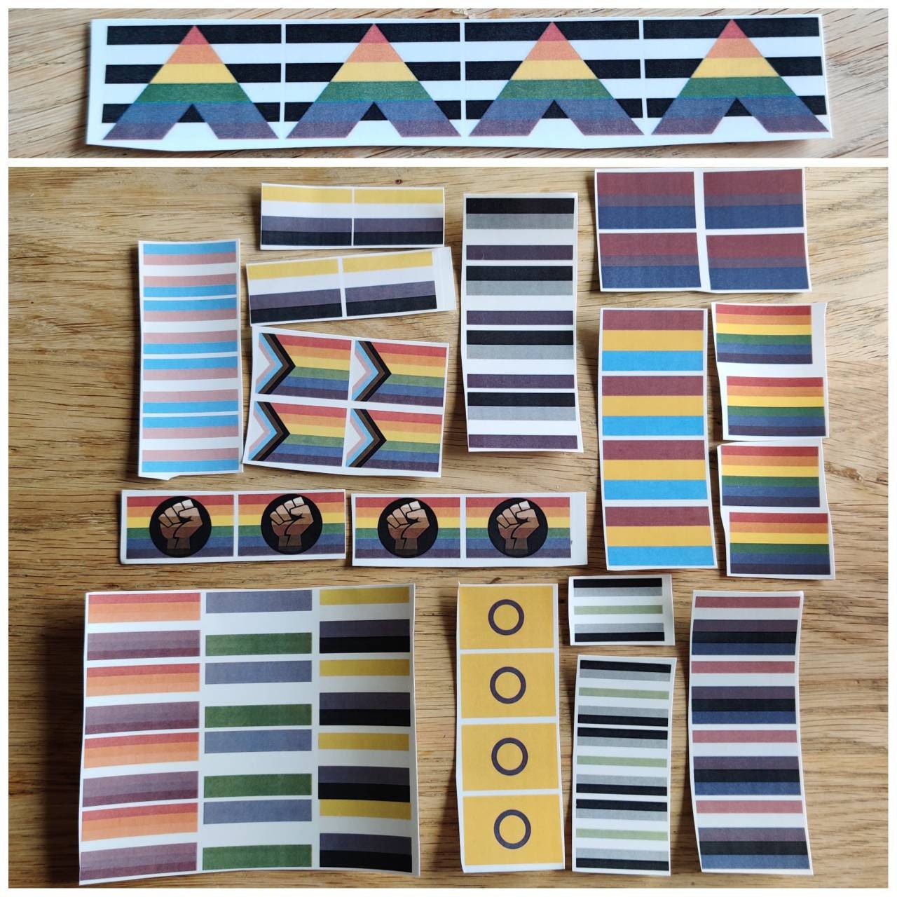 Mini Pride Flags Waterslide Decal for Use in Glass or - Etsy UK