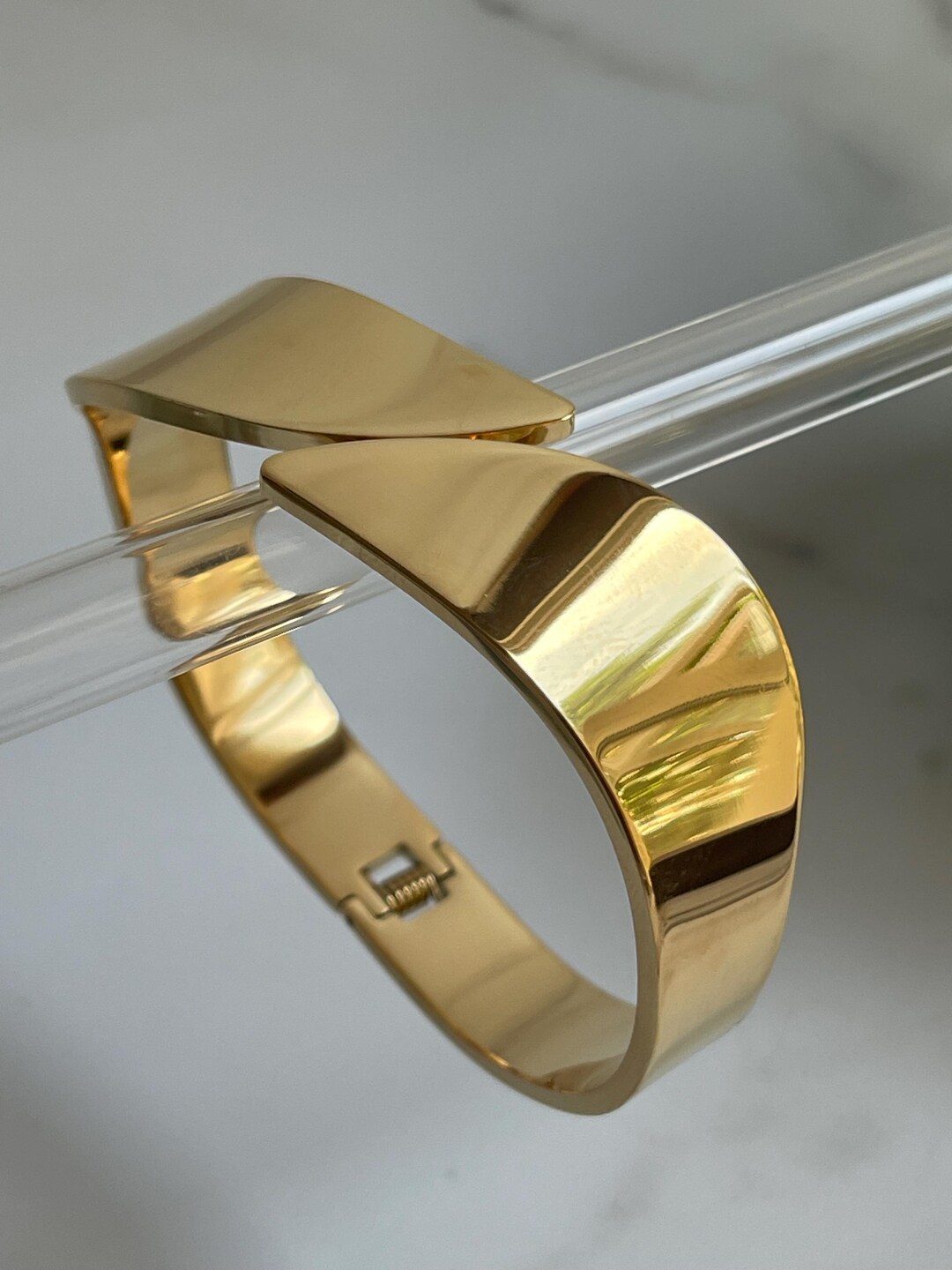 18k Gold Plated Eternal Loop Bracelet - Etsy