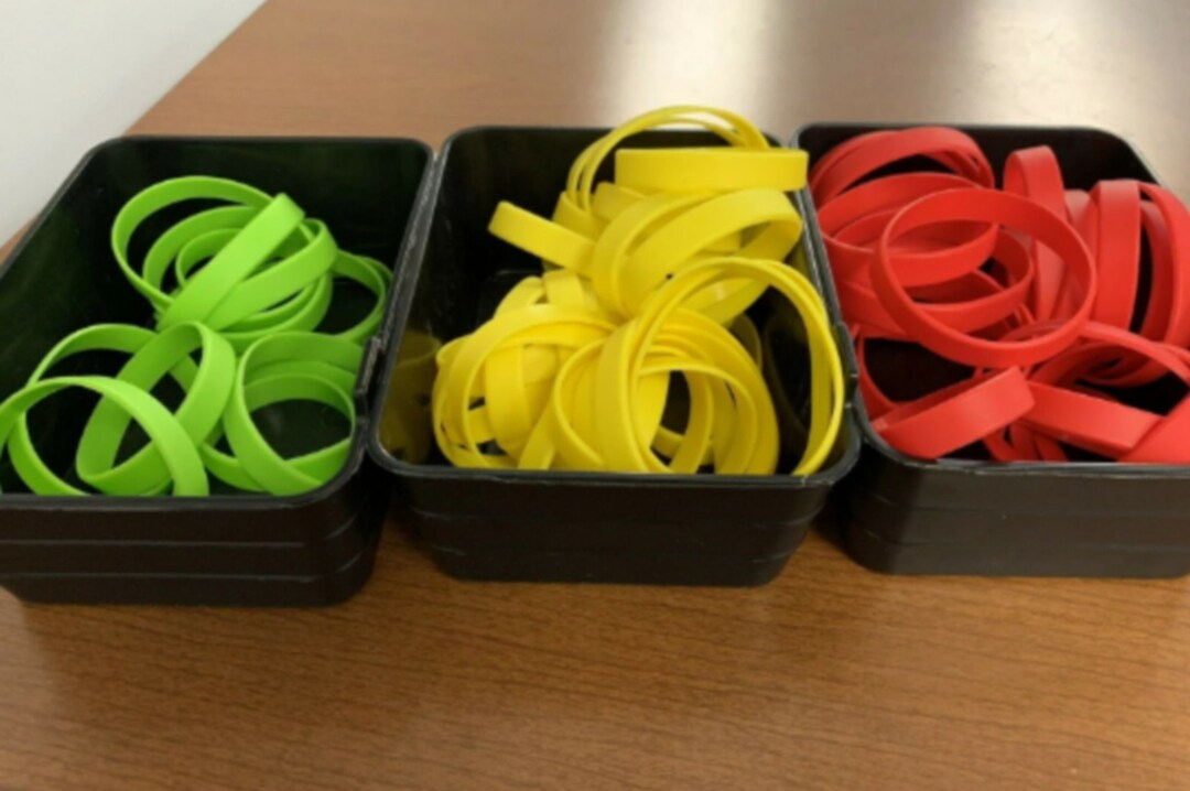 Social Distance Wedding Wristbands Color Coded Distancing Bracelets for ...