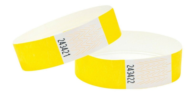 Plain Wristbands Security Events ID Parties Crowd Control - Etsy