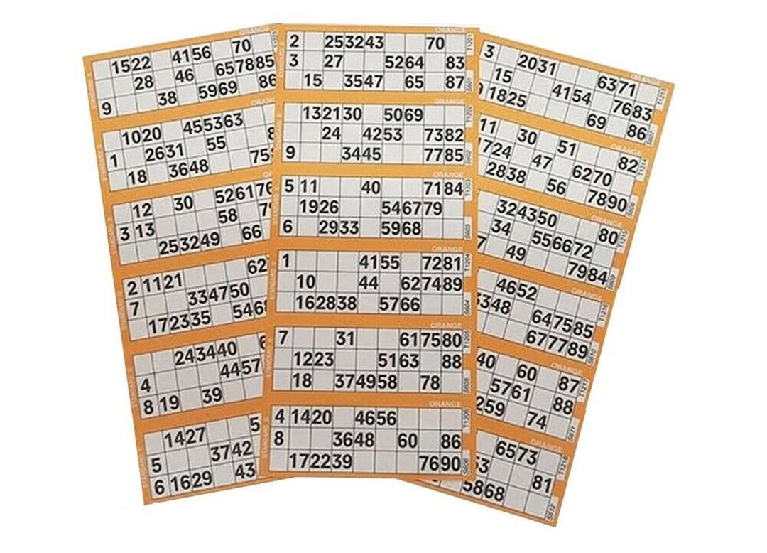 Jumbo Bingo Tickets: 600 Count, 6-to-view Pad - Etsy