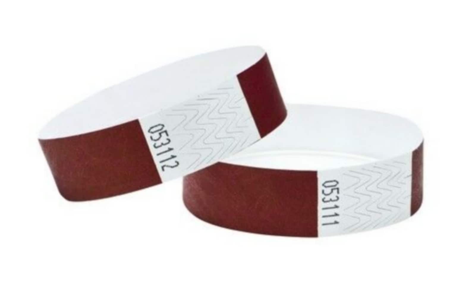 Plain Wristbands Security Events ID Parties Crowd Control Tyvek 19mm ...