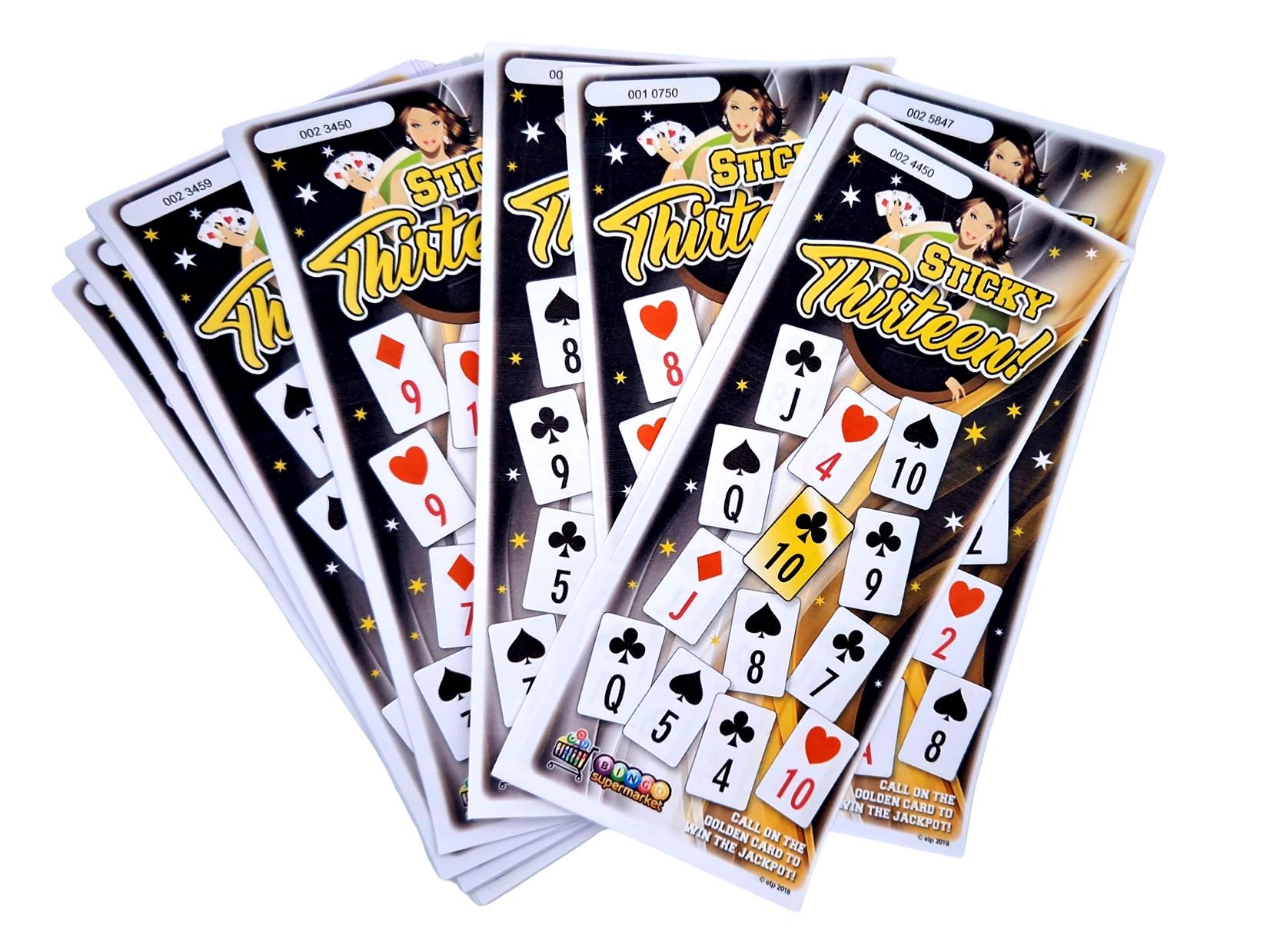 Sticky 13, Trolley Dash Hoy Bingo Hit the Top Novelty Games 100 Tickets ...