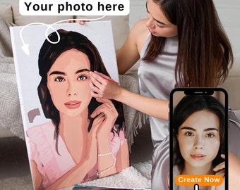 Self Portrait Paint by Number - Etsy