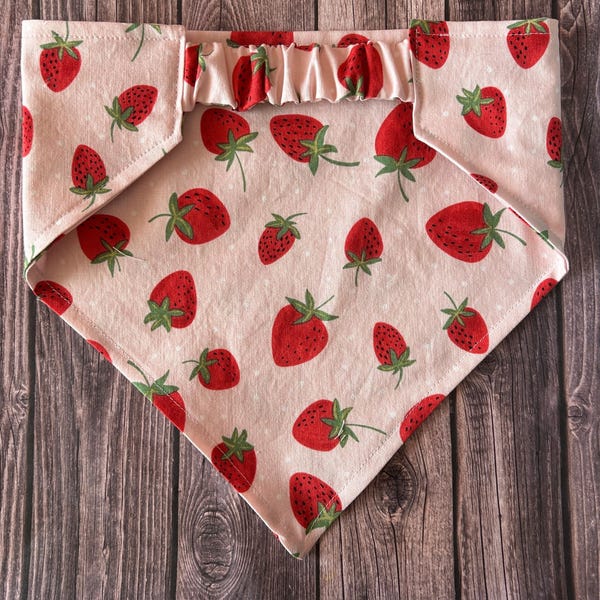 Cat Bandana Strawberries - Etsy