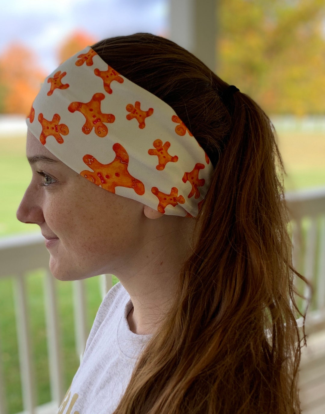 Adult Headband, Gingerbread Man, Headbands for Women, Yoga Headband ...