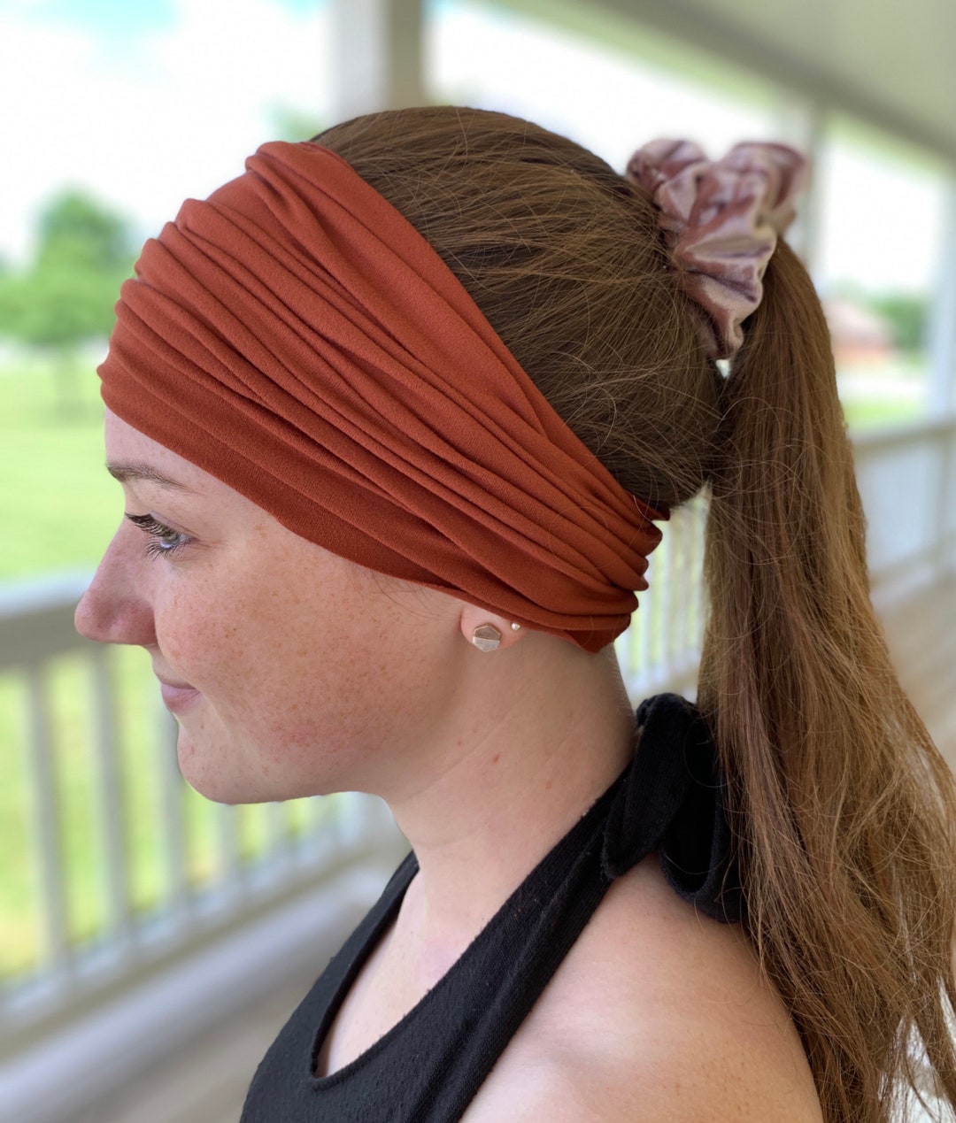 Tube Headband Cinnamon, Headbands for Women, Wide Headband, Boho ...