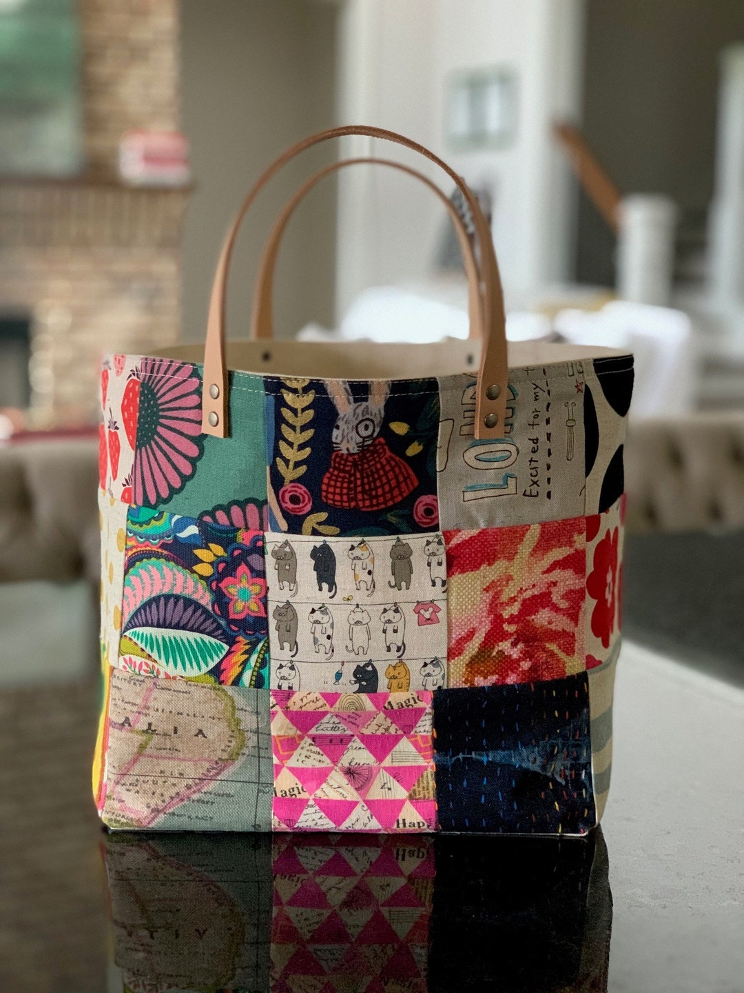 Patchwork - One of a Kind - Project Bag by 65 South - Knitting Project ...