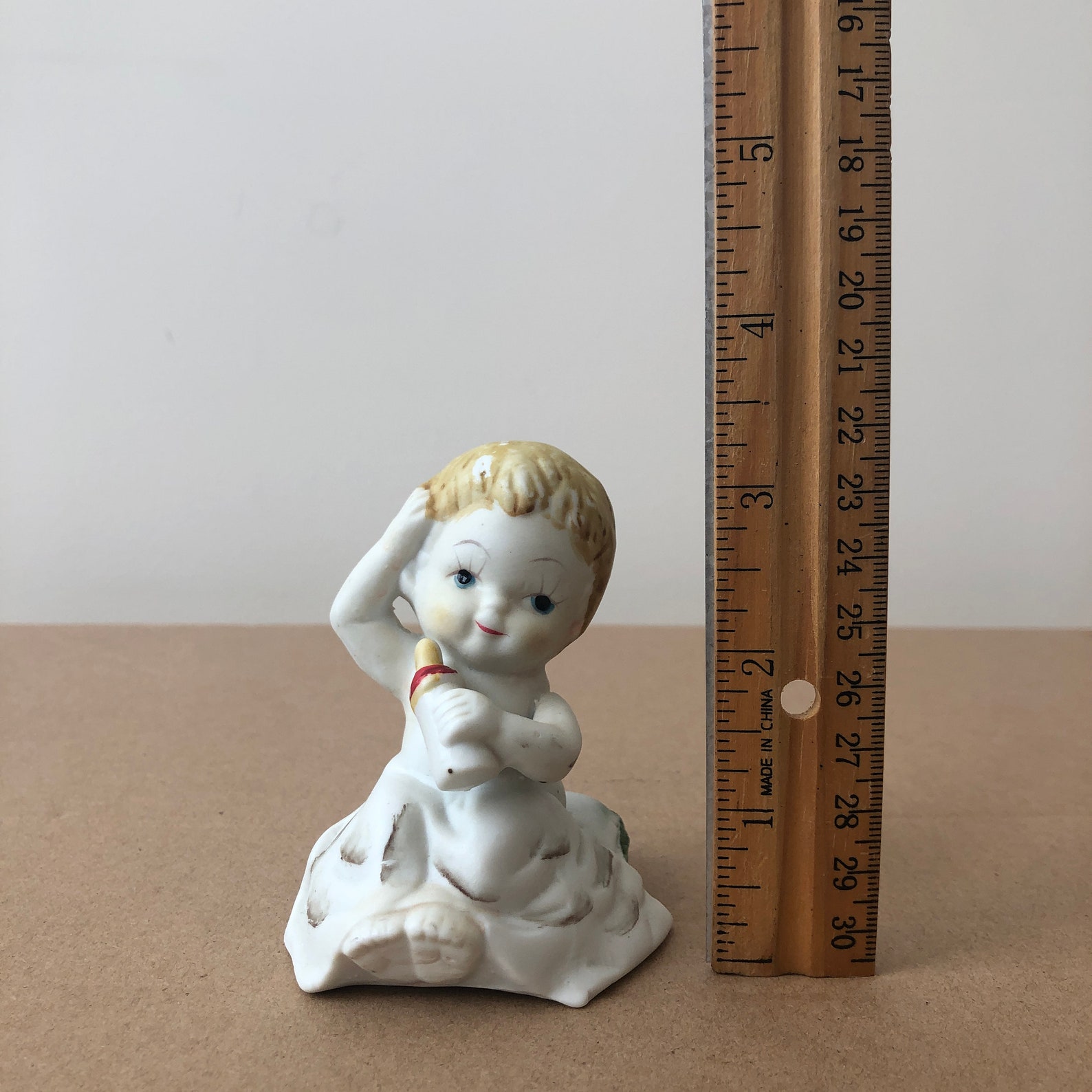 Vintage Porcelain Baby Figurine - Etsy