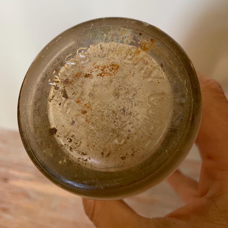 Vintage Glass Salvage Dug Soda Bottles - Etsy