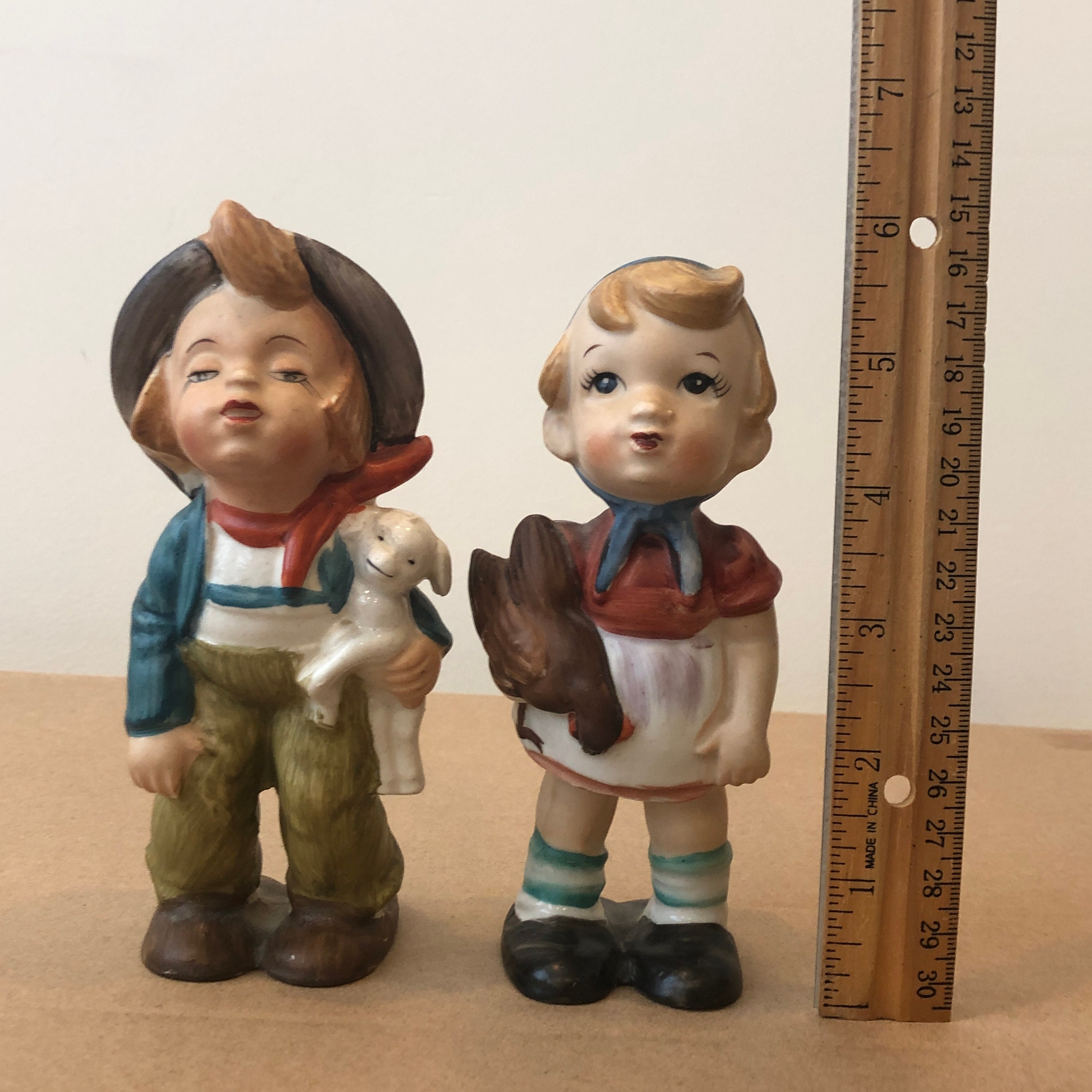 Vintage Lipper & Mann Boy and Girl Figurines - Etsy